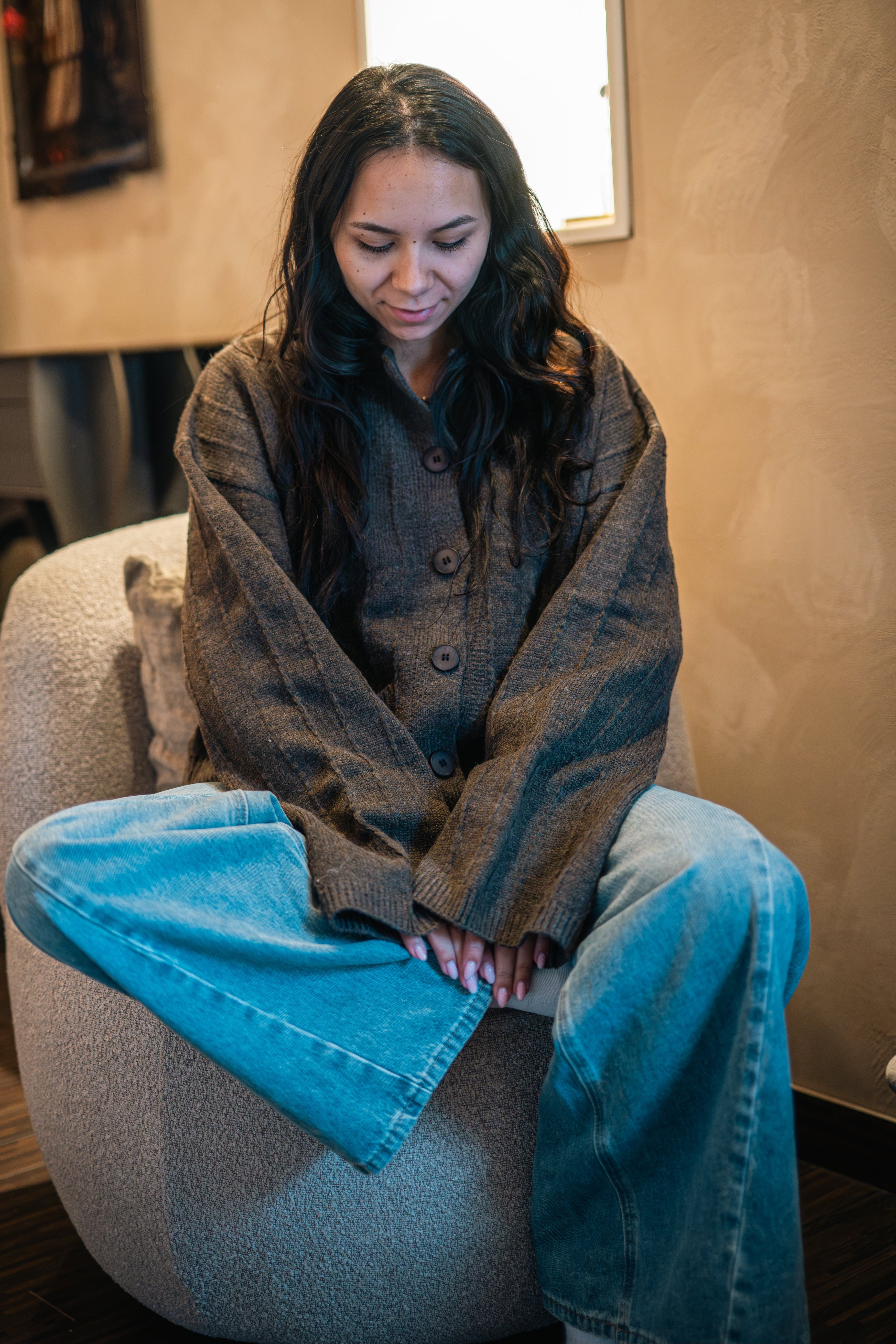 Cardigan col chemise – SOLOR AVENUE